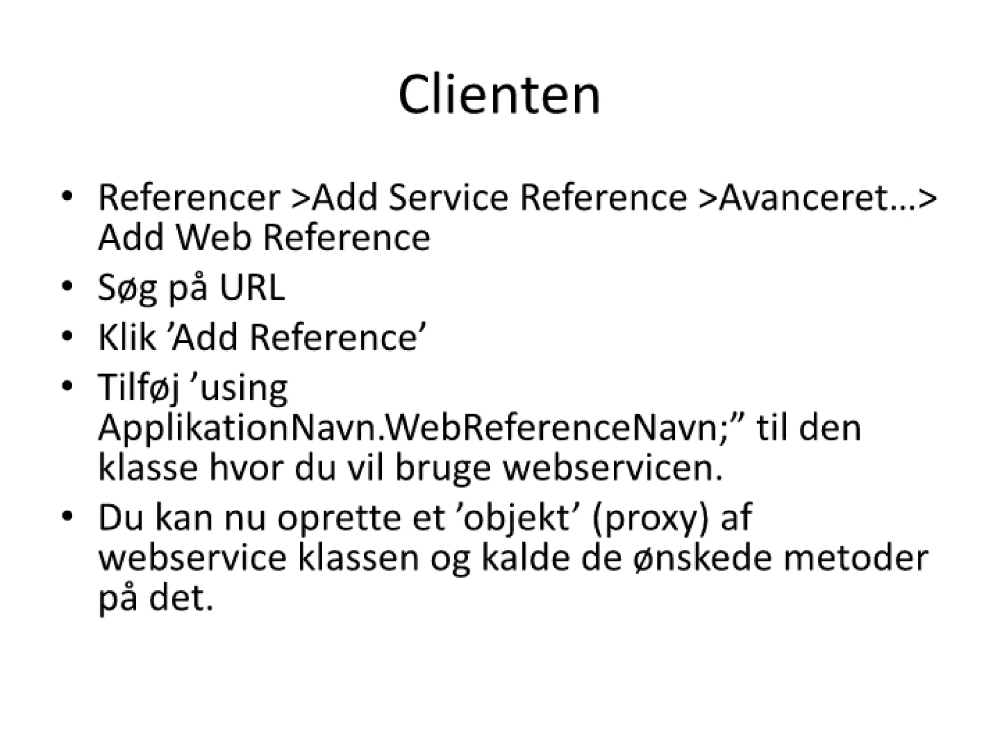 8 Distribueret programming - web services | PPT