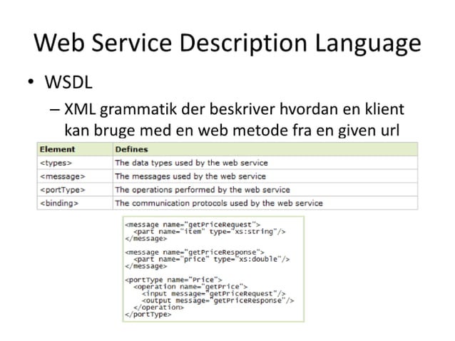 8 Distribueret programming - web services | PPT