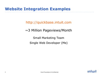 Website Integration with QuickBase - Joshua McGinnis | PPT