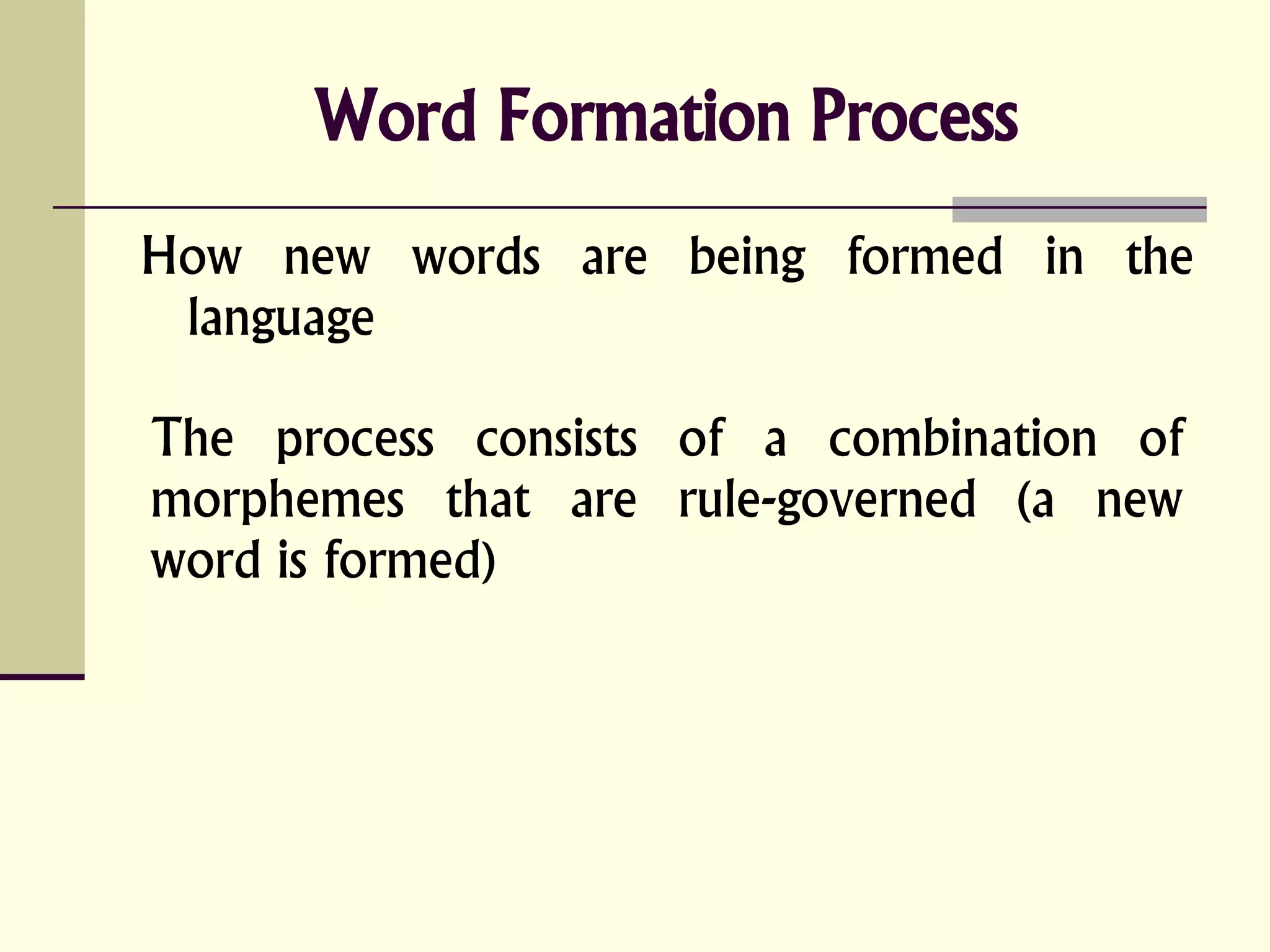 8 word formation | PDF