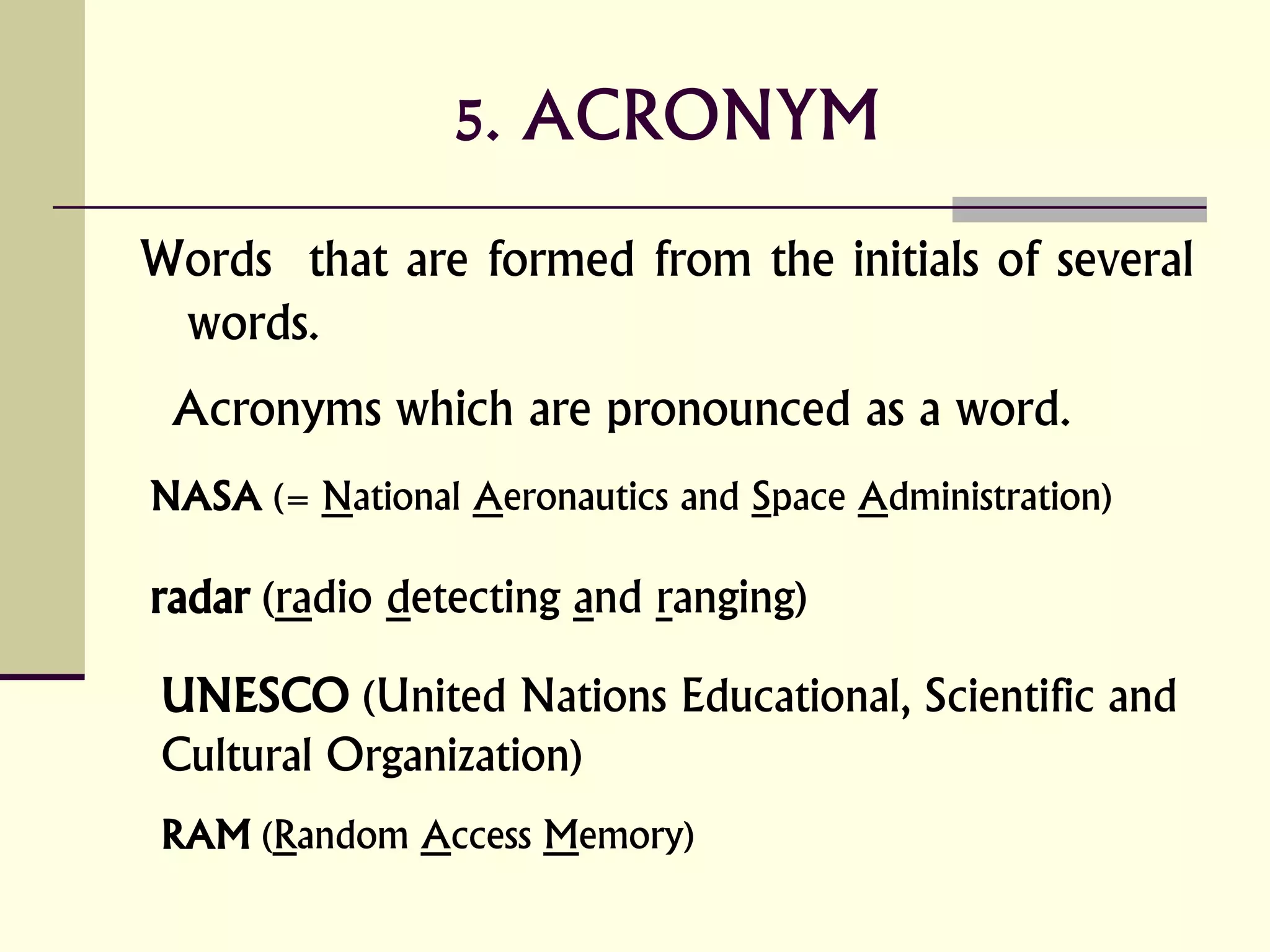 8 word formation | PDF