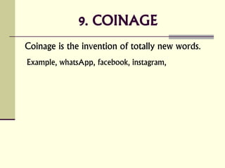 8 word formation | PDF | Geology | Science