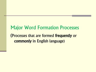 8 word formation | PDF