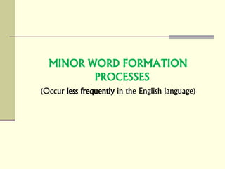 8 word formation | PDF