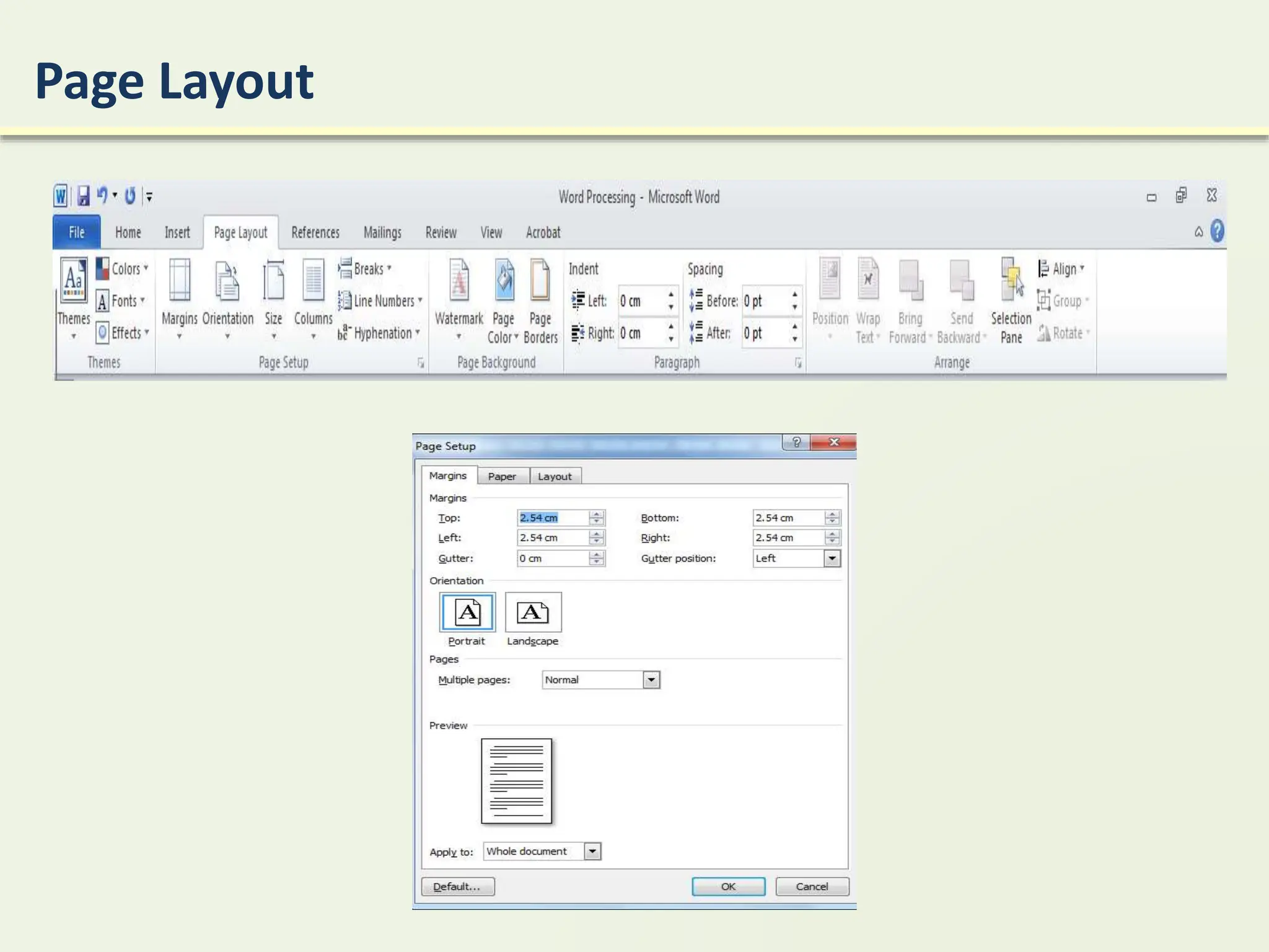 Introduction to Microsoft Word Processor | PPTX