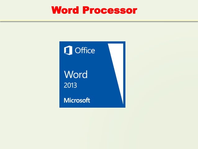 Introduction to Microsoft Word Processor | PPTX