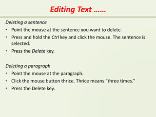 Introduction to Microsoft Word Processor | PPTX