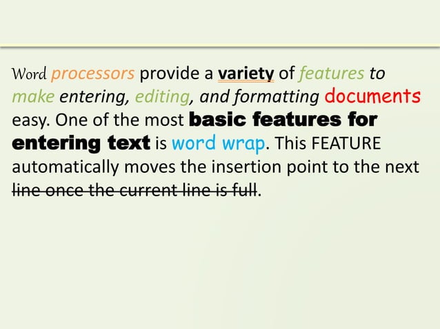 Introduction to Microsoft Word Processor | PPTX