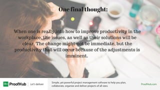 8 workplace productivity lessons we all learned from the office | PDF