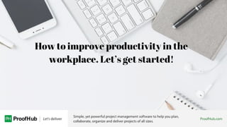 8 workplace productivity lessons we all learned from the office | PDF