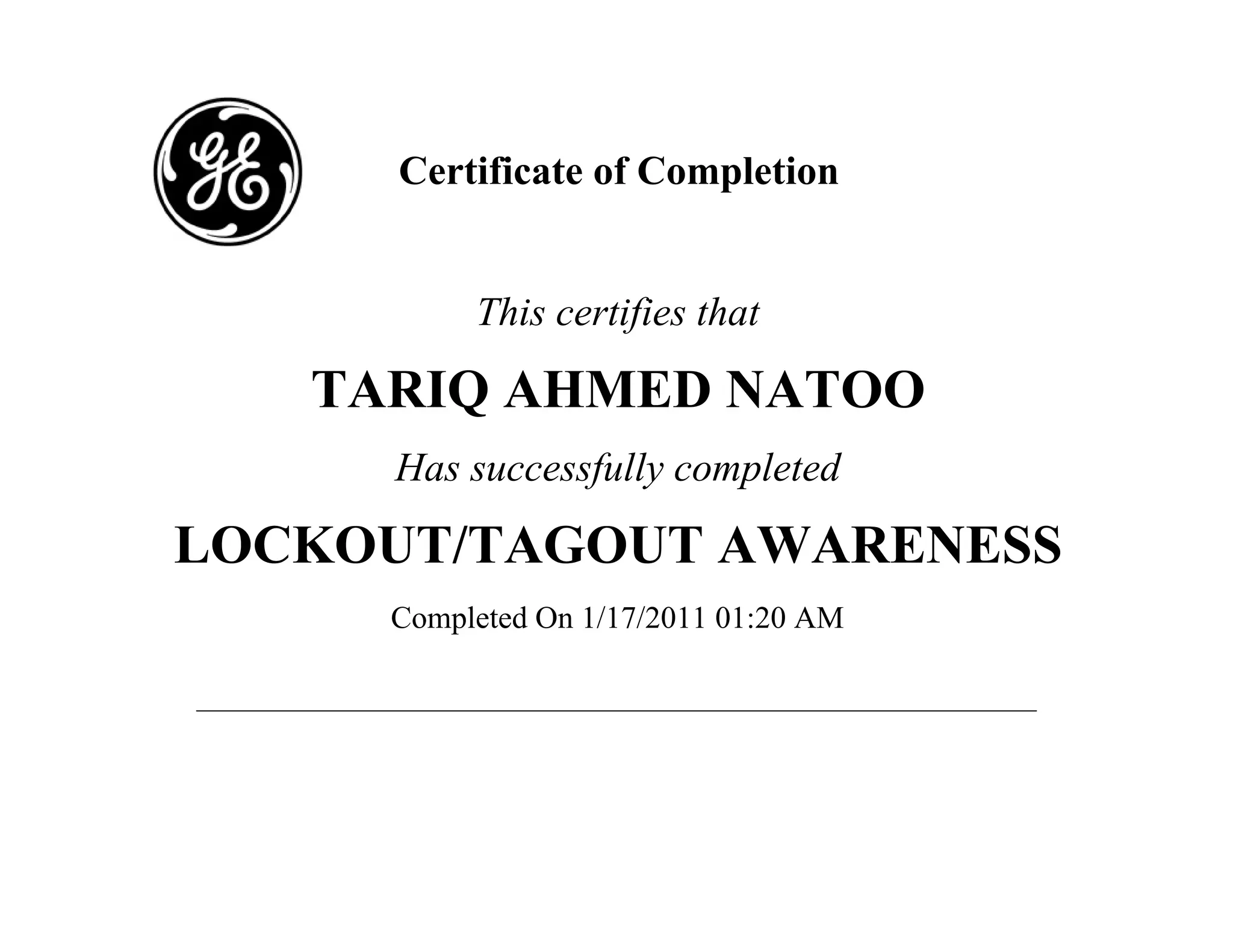 Lockout Tagout Awareness | PDF