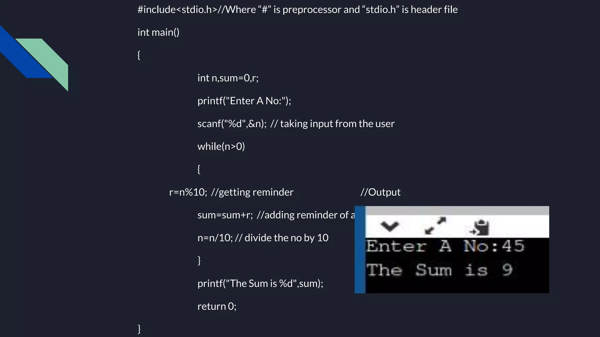 Add Digits of a no | PPTX | Computing | Technology & Computing