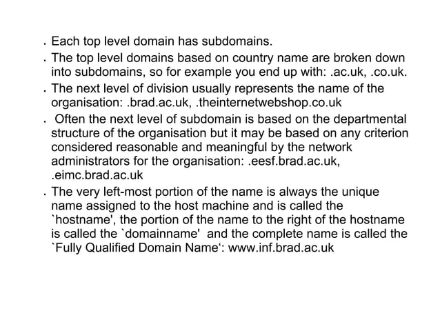 Internet Host Name | PPT