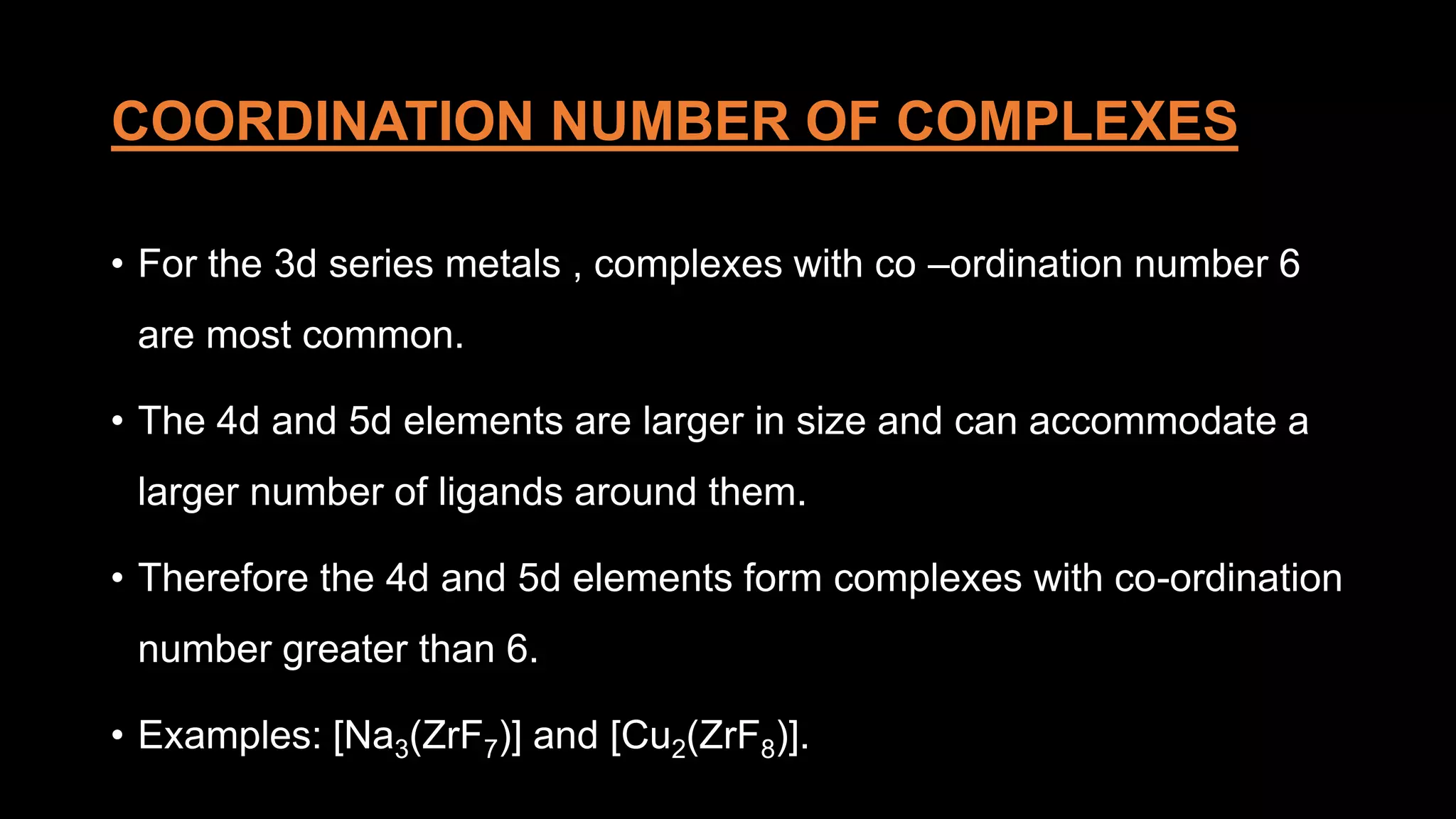 Comparative Study of d block elements, | PPTX