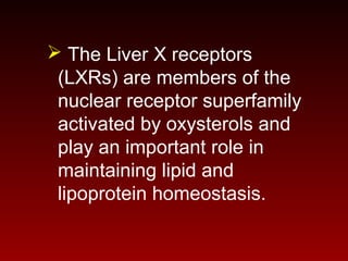 510 does lxr links lipid metabolism to inflammation, or ppar | PPT