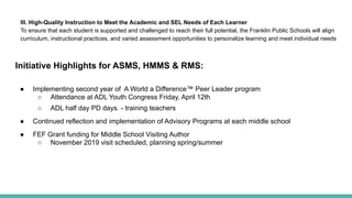 Middle Schools Improvement Plan - 2018-19 Update | PPT