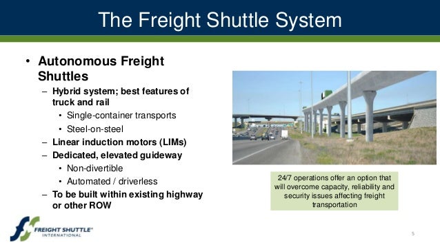 Stephen Roop, Freight Shuttle International: Autonomous Freight: Brin…