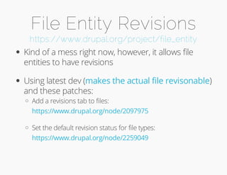 Integrating Files Into Drupal 7 Authoring Workflow | PPT