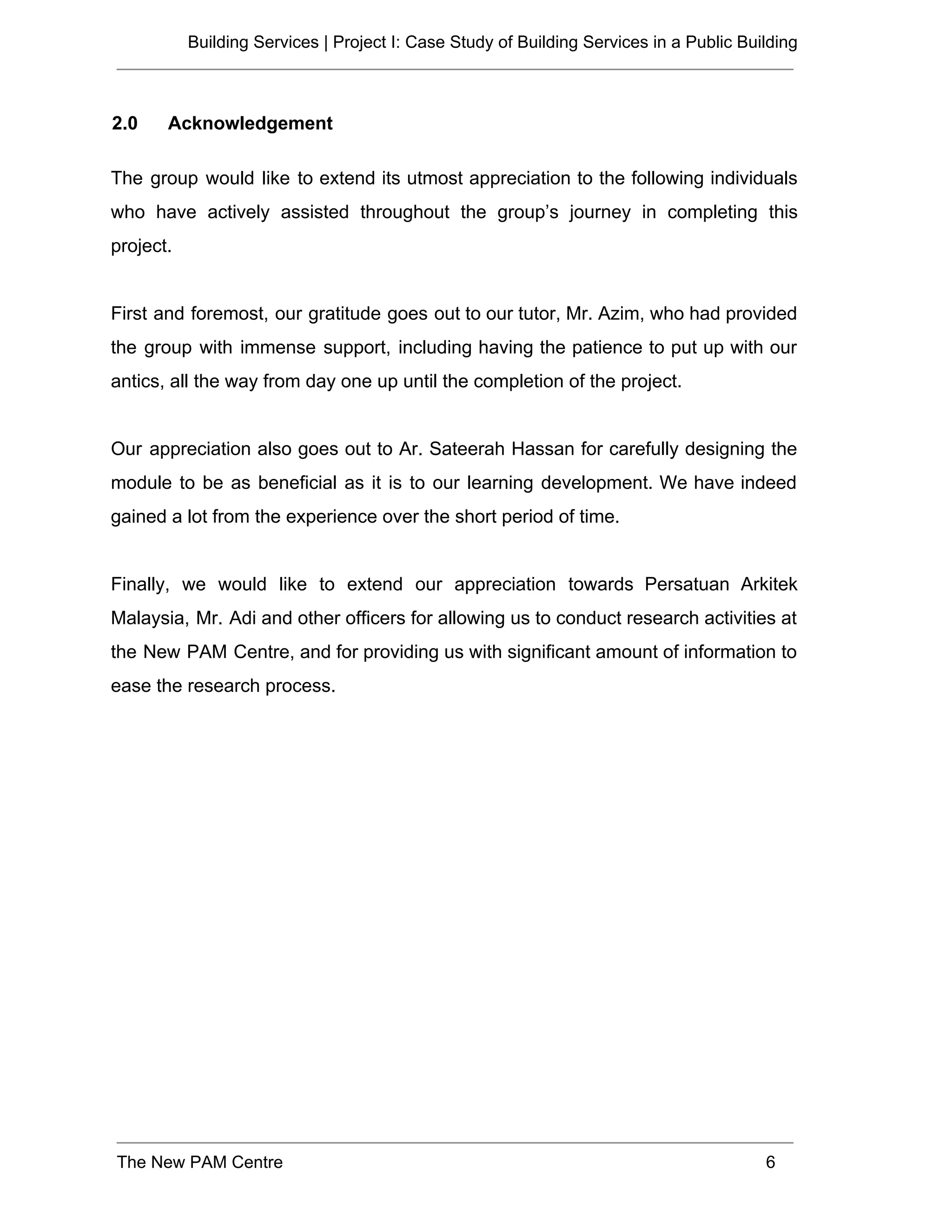 Building Services Case Study | PDF