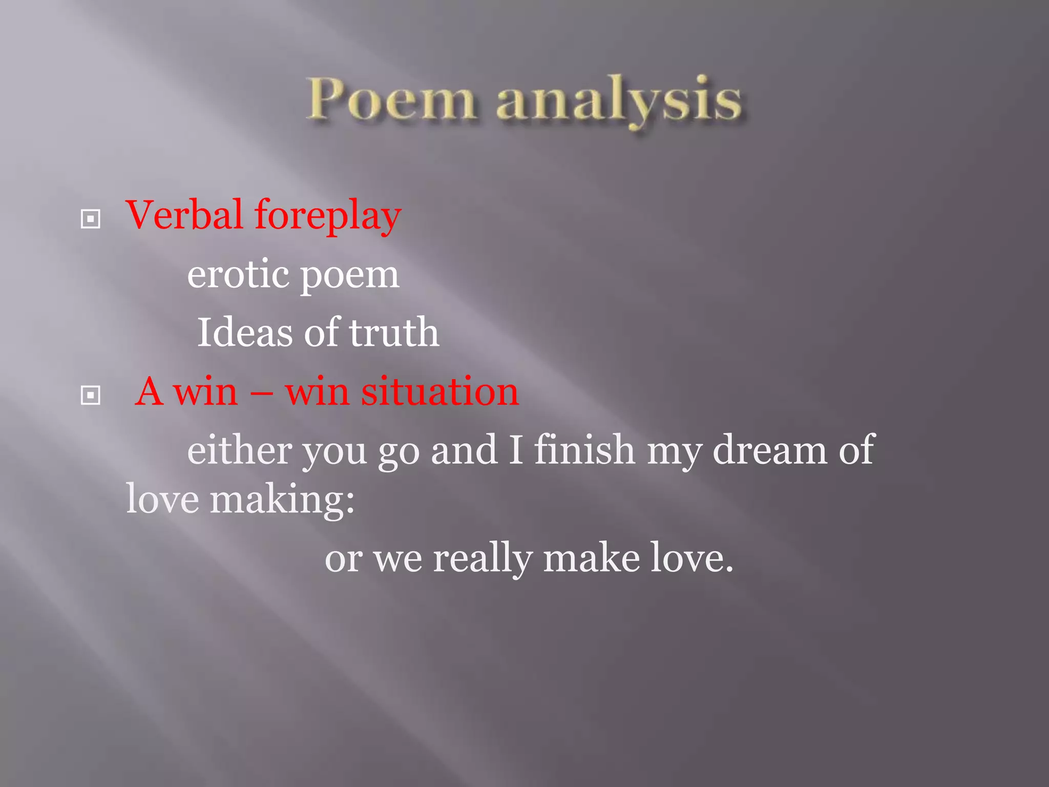 Critical analysis of The Dream By John Donne | PPTX