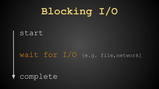 Scaling Ruby with Evented I/O - Ruby underground | PPT