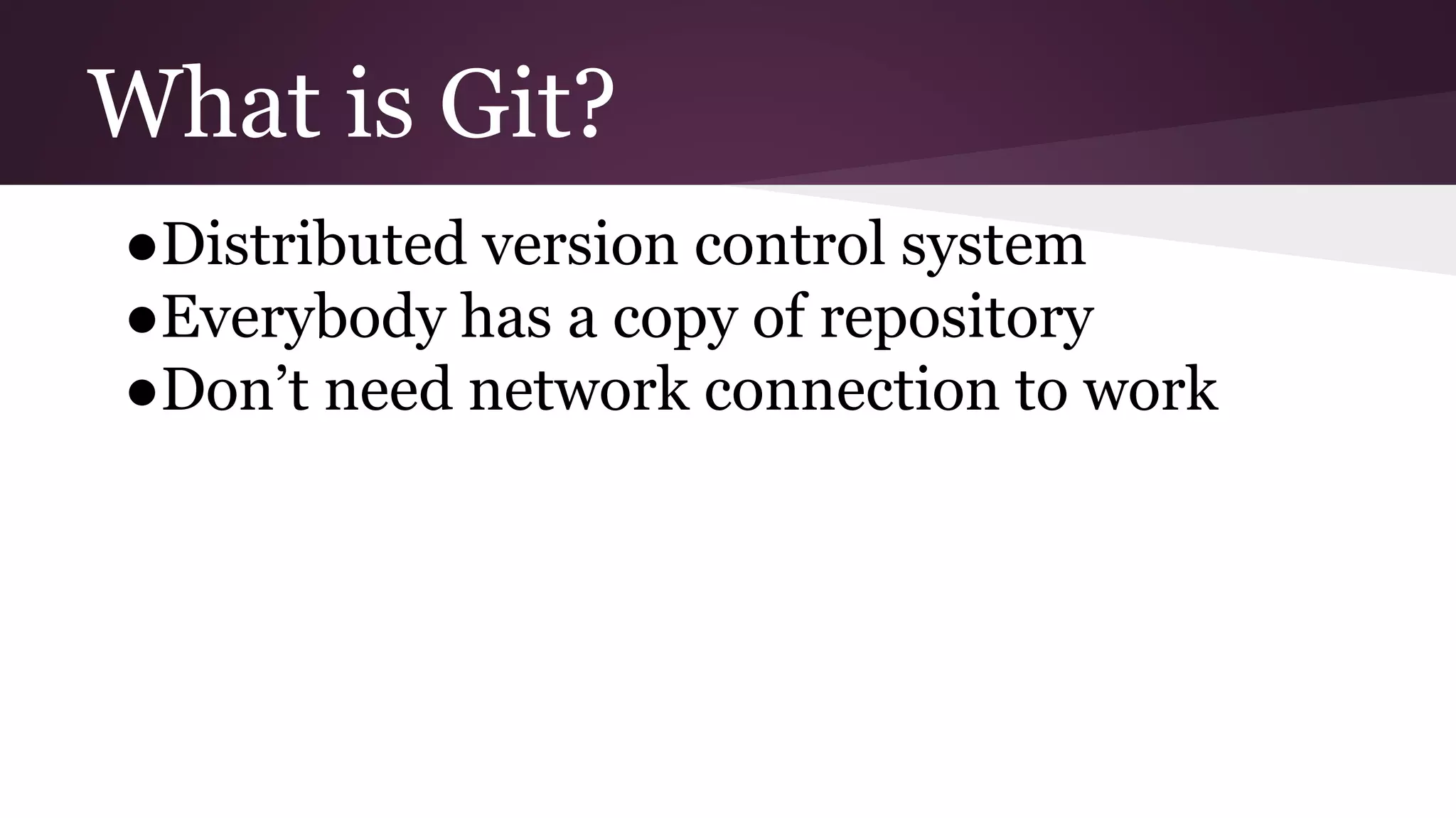 Beginner's guide to git | PPT