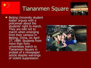 Tiananmen 1989 | PPT