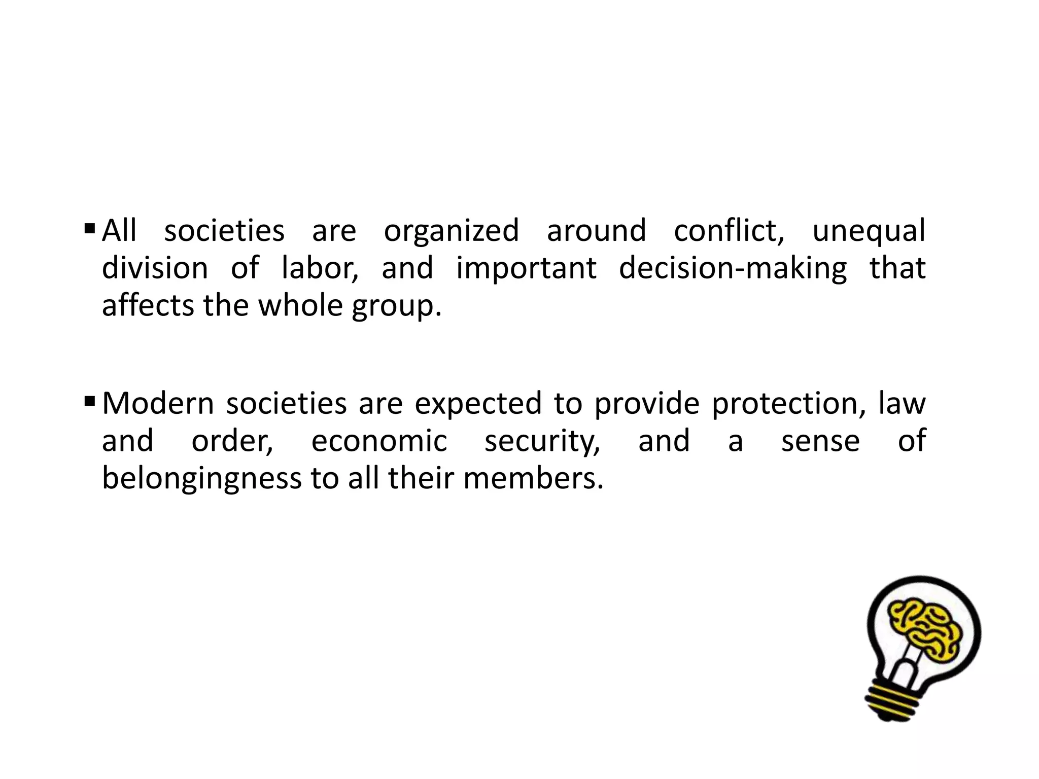 HOW SOCIETY IS ORGANIZED? | PPTX