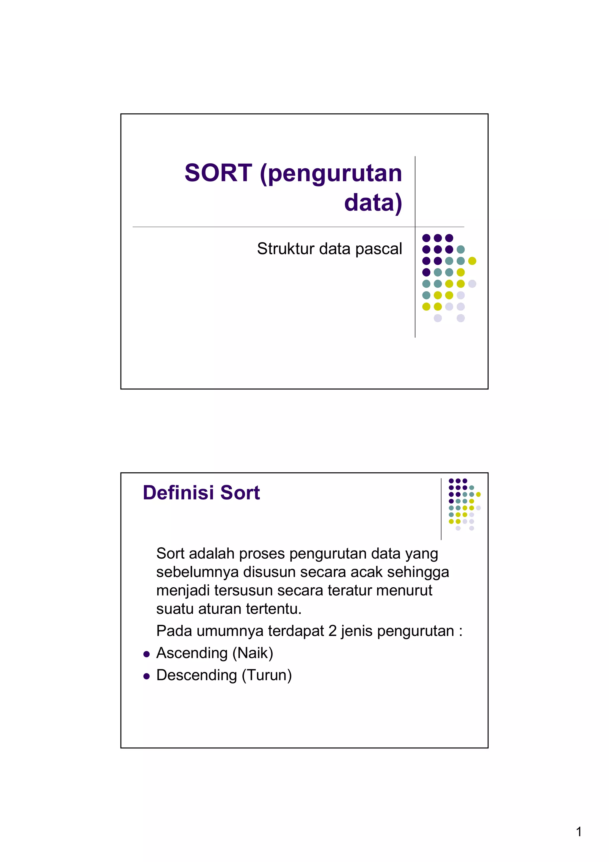 9 10 - sort-pengurutan-data | PDF