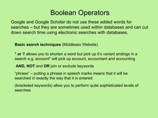 9.11.11 final tools for learning searching literature | PPT