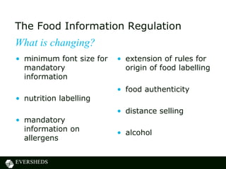 Food labelling and advertising | PPTX