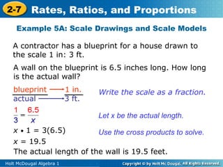 Algebra 1. 9.12 Lesson. Proportions | PPT