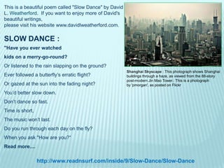 9.slow dance | PPTX