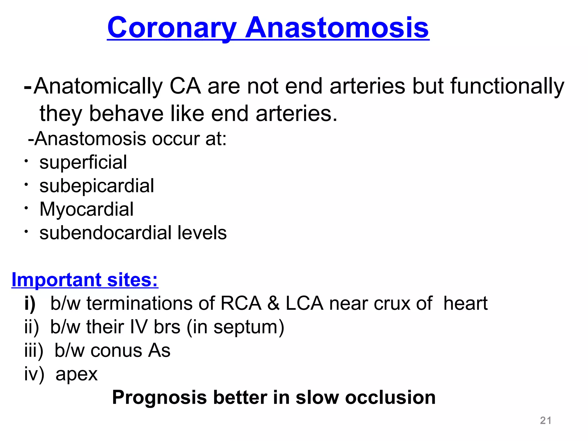 blood supply of heart | PPT