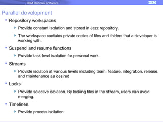 9.16.2013 Enlightenment Series - Managing parallel development with RTC ...