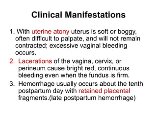 Boggy Uterus