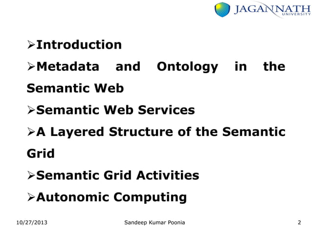 9. the semantic grid and autonomic grid | PPT