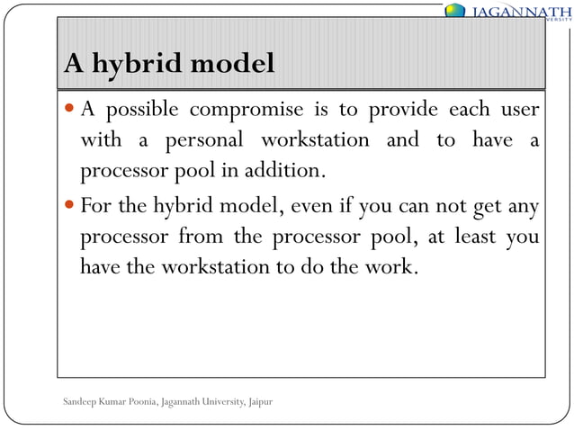 Processes and Processors in Distributed Systems | PPT