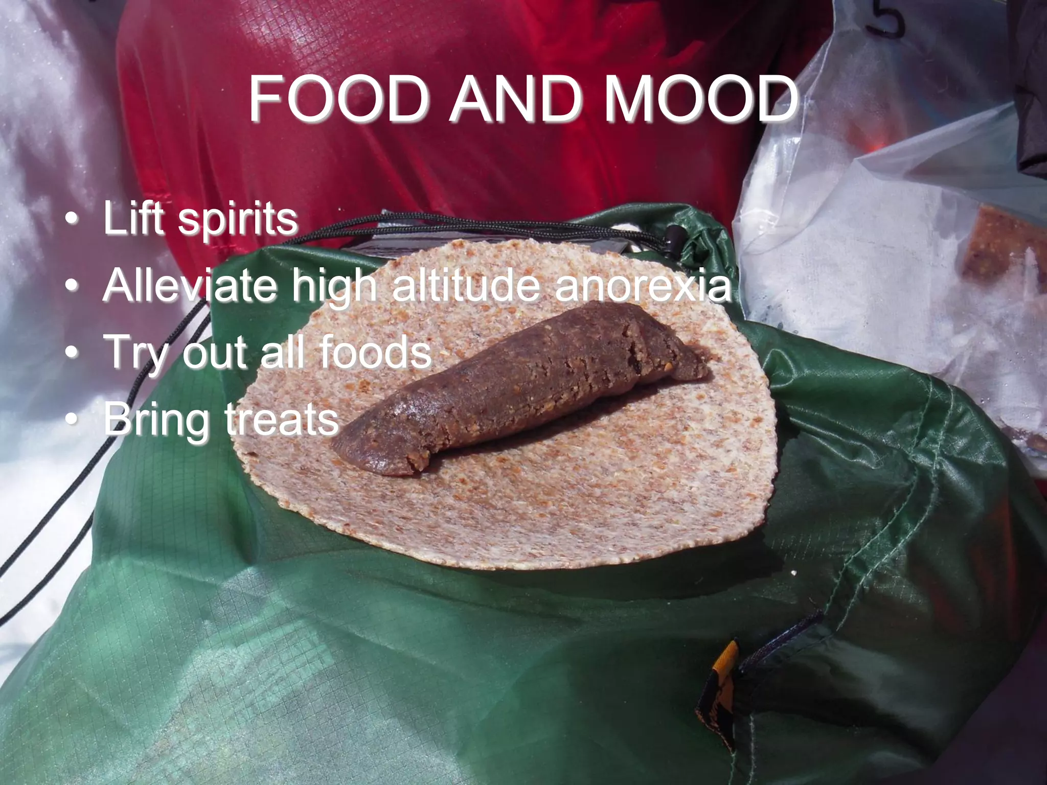 High Altitude Mountaineering Seminar 2013 - 9.30.13 Nutrition at High ...