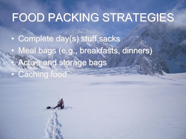 High Altitude Mountaineering Seminar 2013 - 9.30.13 Nutrition at High ...