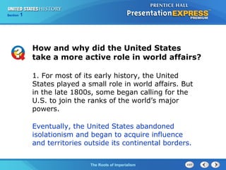 US History Ch. 9 Section 1 Notes | PPT