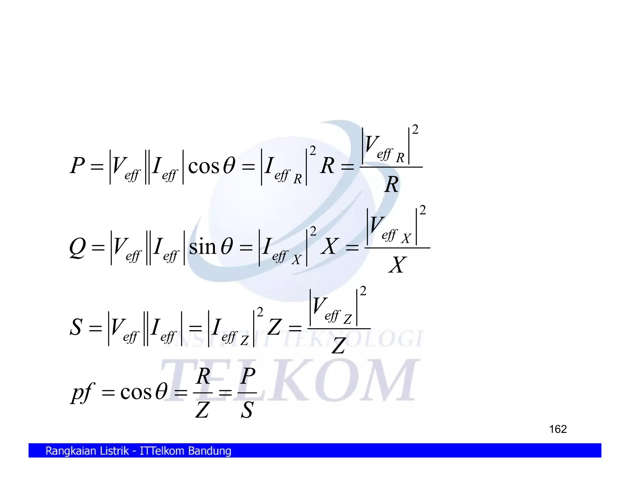 9. daya pada rangkaian rlc | PDF