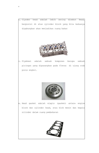 Soal dan jawaban No 9™ Tugas Pendahuluan Motor Bensin Teknik Mesin | PDF