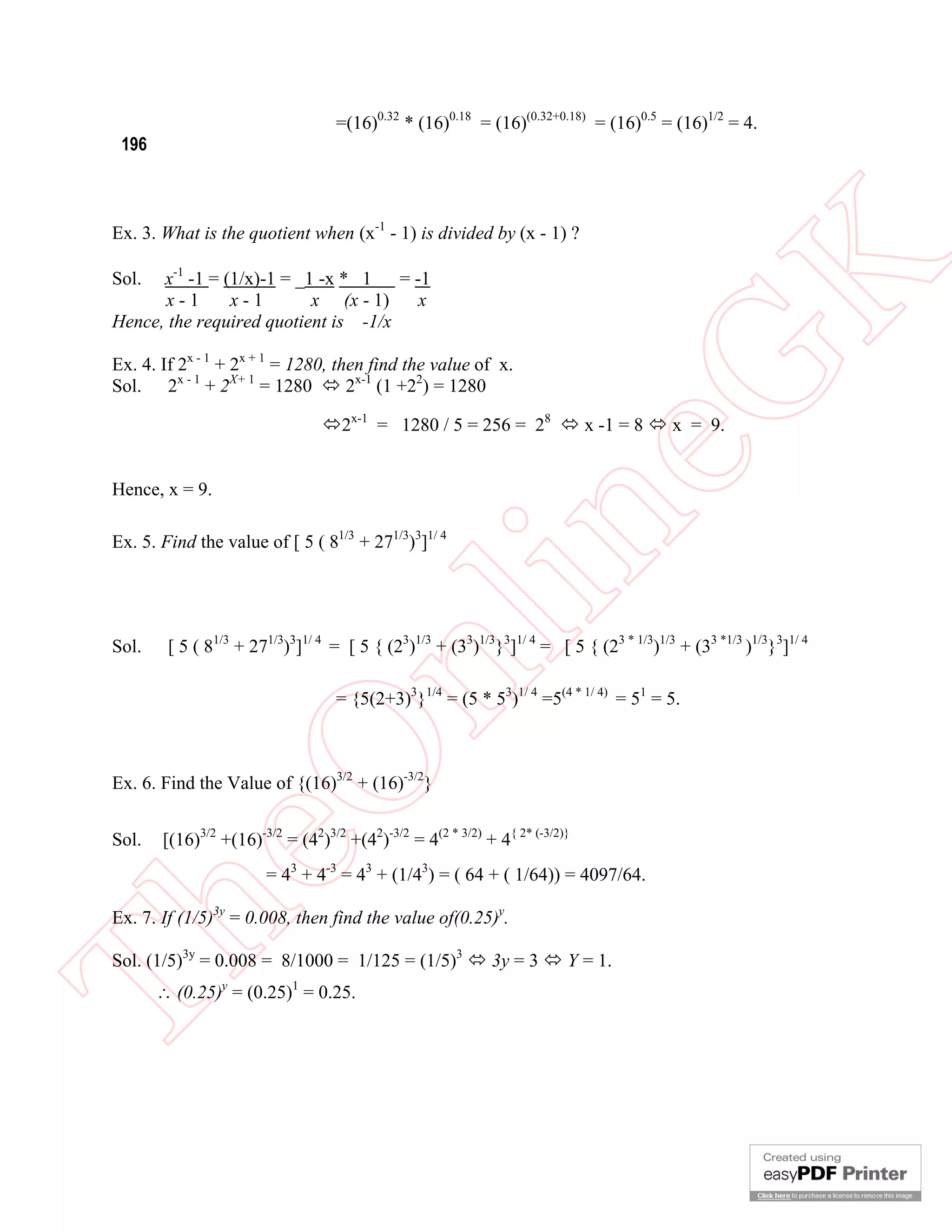 9. surds & indices | PDF