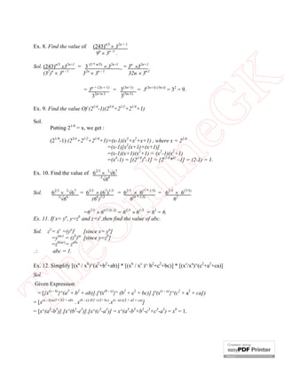 9. surds & indices | PDF