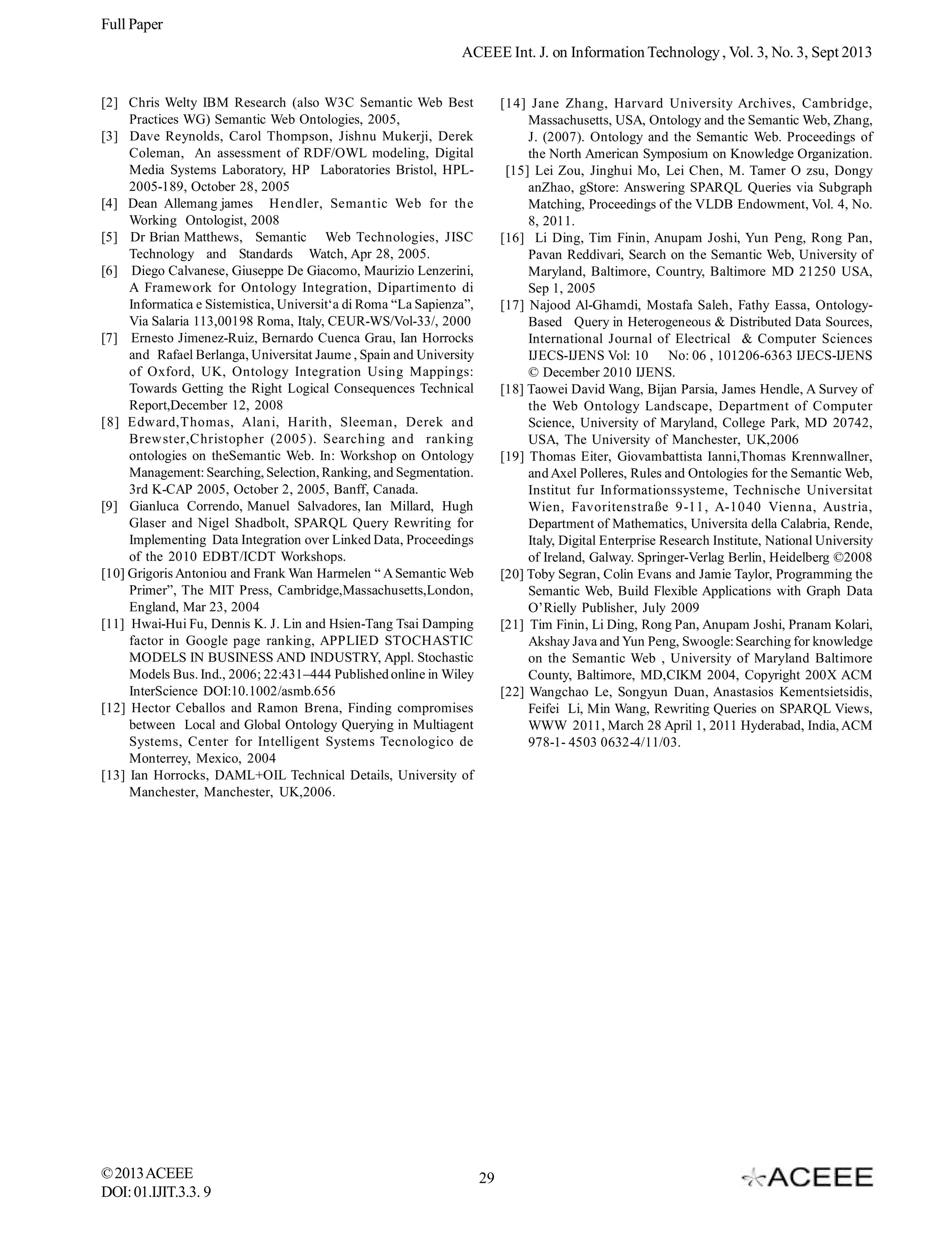 Swoogle: Showcasing the Significance of Semantic Search | PDF | Search | Internet