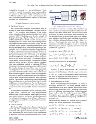 Model Predictive Current Control of a Seven-phase Voltage Source ...