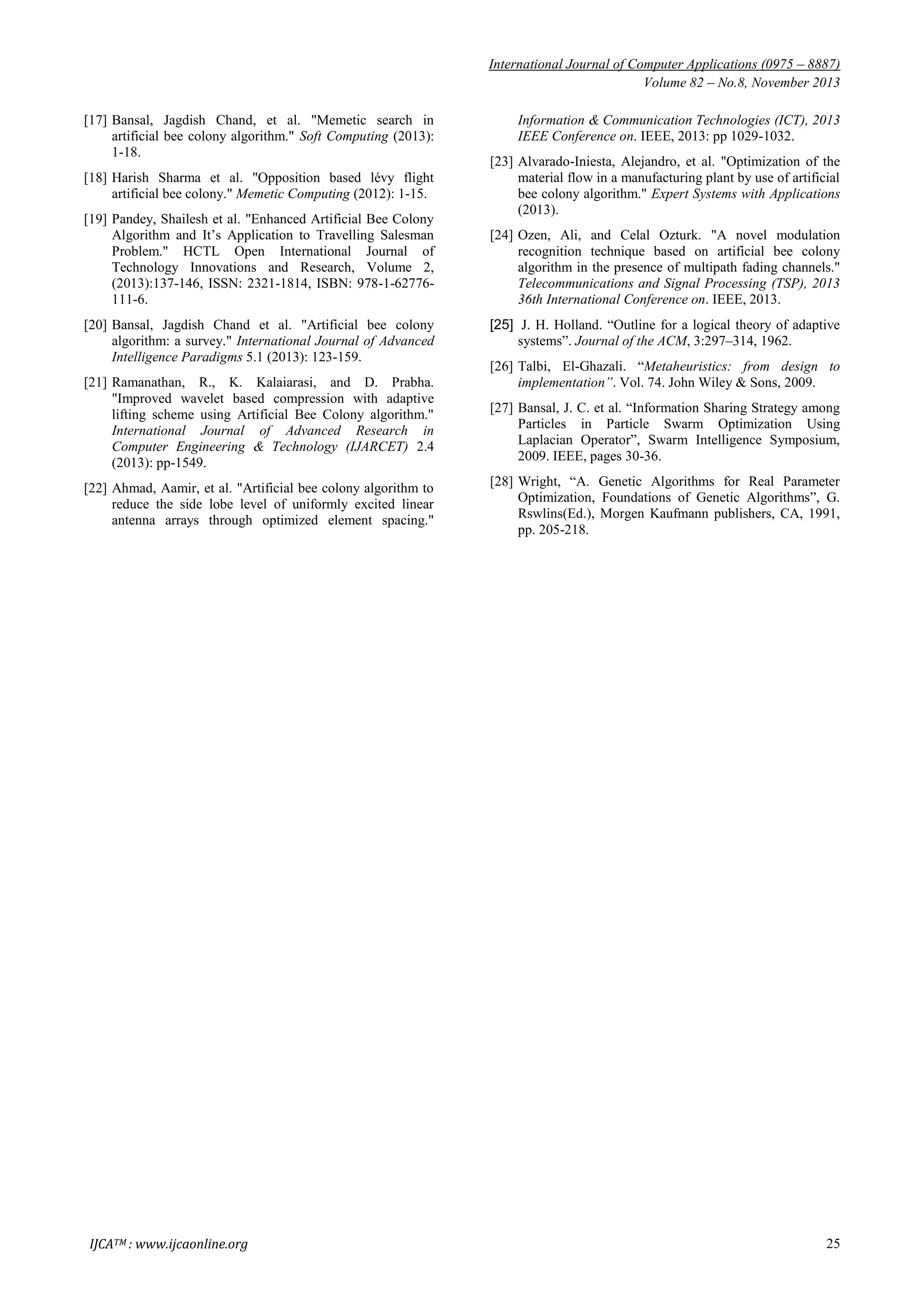 A novel hybrid crossover based abc algorithm | PDF