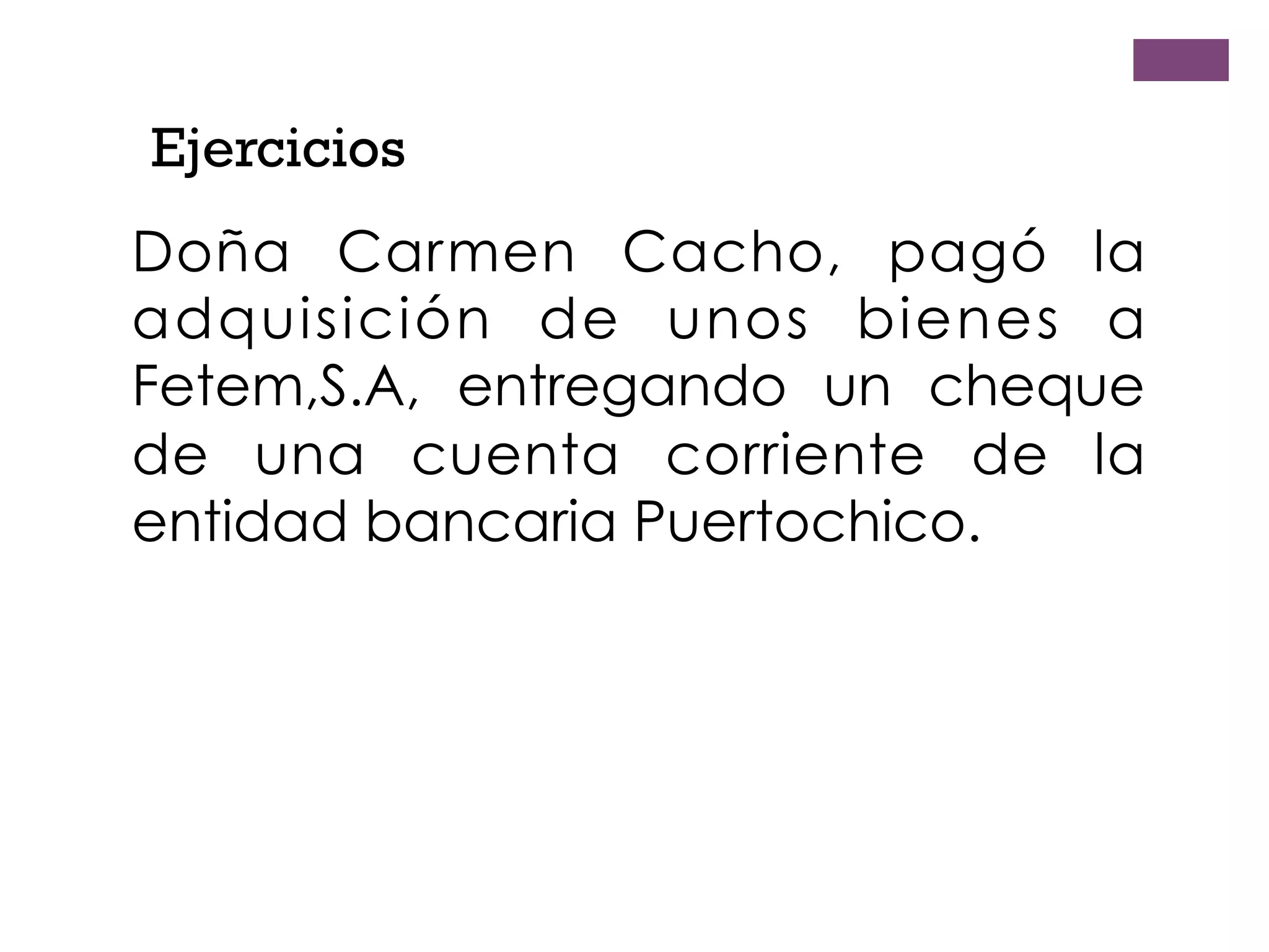 9. ejercicios practicos y preguntas sobre cheques | PDF | Consumer ...