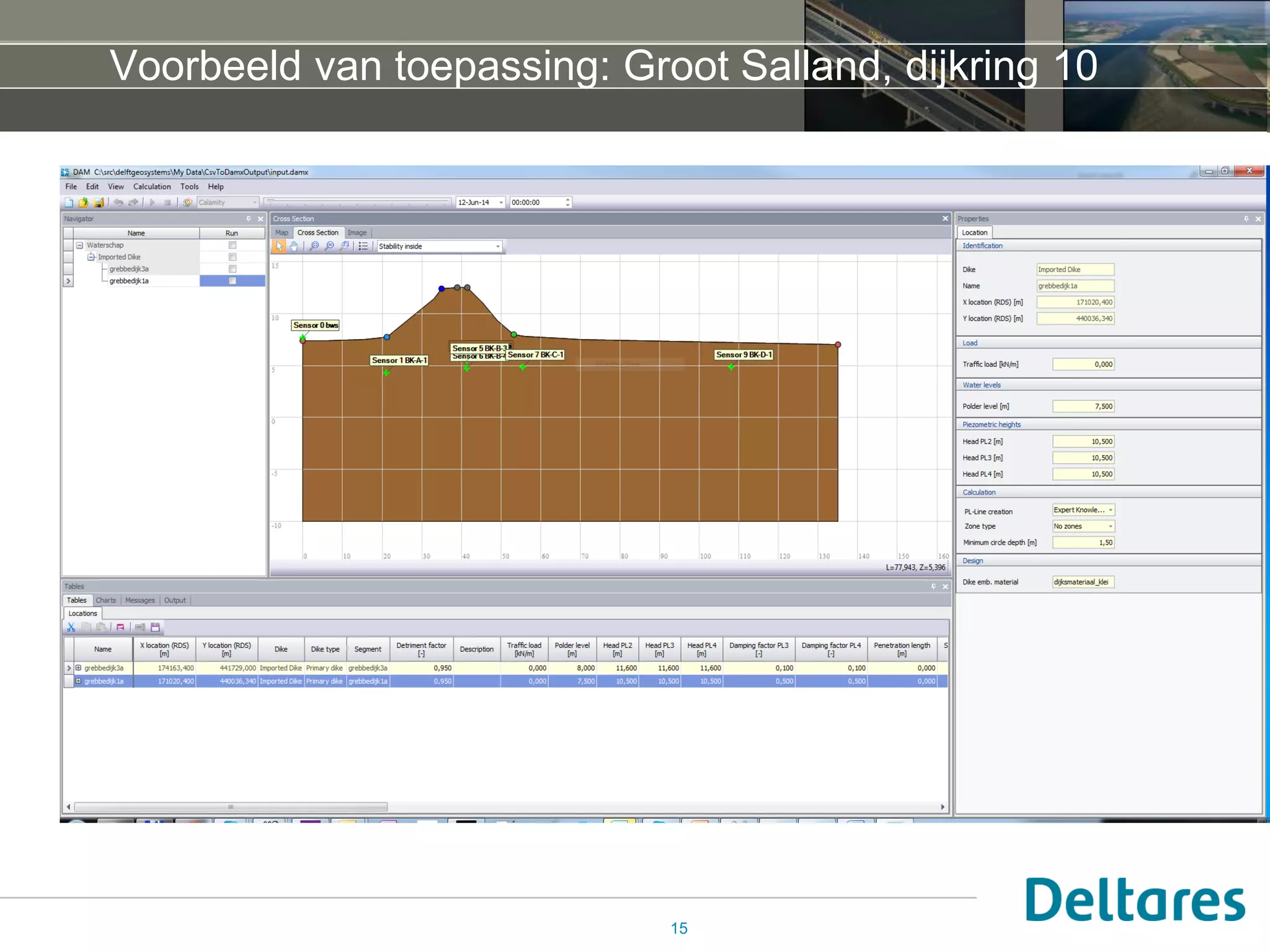 DSD-NL 2014 - Geo Klantendag - 9. DAM-Live - een platform voor real-time monitoring | PPT